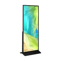 China Customized 75 Inch Ultra-Thin Floor-Stand Digital Signage Touch Screen LCD Display Advertising Player Totem 75 Inch for sale