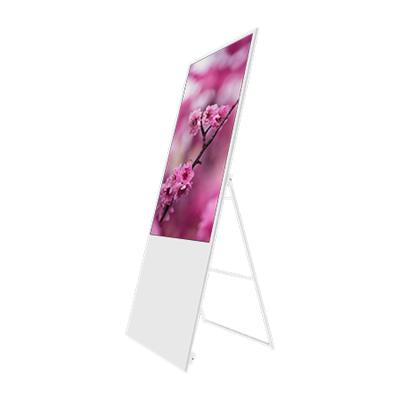 China MJK 4K Ultra HD Advertising Screen 43 Inch Interactive Touch Screen Kiosk Indoor Floor Standing Digital Signage Player for sale