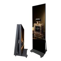 China P2.5 Foldable LED Poster Screen Portable Advertising Player Mobile Smart Digital Signage Display for Exhibition OEM for sale