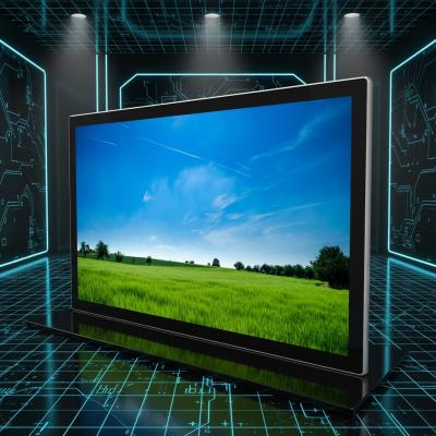 China MJK 55 65 Inch LCD Interactive Touch Display Screen Wall Mount Digital Signage Monitor Advertising Digital Poster Elevator for sale