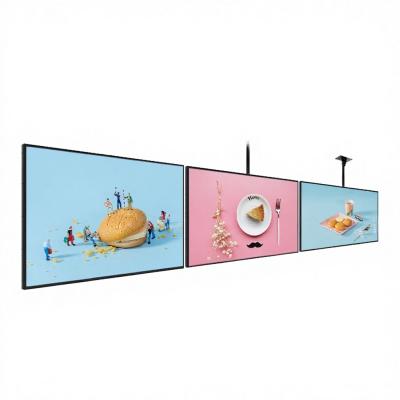 China Coffee Shop UHD 32 Inch Restaurant Business Menu Screen Full Screen LCD Display Black 1-Year Warranty for Fast Food for sale