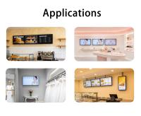 China 32 Inch IPS Panel Wall Mounted LCD Display Network Advertising Screen Full HD Digital Signage Player for Exhibition for sale