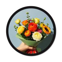 China MJK 23.6 Inch 1280*1280 Touch LCD Display Android OS Based Circular Display Digital Signage for Shop Promotion Animation for sale