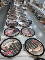 China MJK 23.6 Inch 1280*1280 Touch LCD Display Android OS Based Circular Display Digital Signage for Shop Promotion Animation for sale