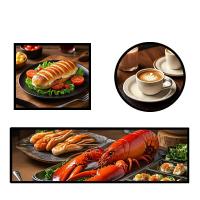 China Creative Round LCD Screen Circular Digital Signage Smart Advertising Display Wall Mounted Hanging Monitor for Luxury Store OEM for sale