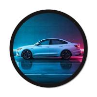 China Creative Round LCD Screen Circular Digital Signage Smart Advertising Display Wall Mounted Hanging Monitor for Luxury Store OEM for sale