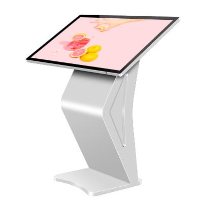 China MJK 32 Inch Size FHD LCD Interactive Touch Screen Floor Standing Digital Kiosk Signage for Subway Retail Store Advertising for sale