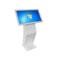 China MJK 32 Inch Size FHD LCD Interactive Touch Screen Floor Standing Digital Kiosk Signage for Subway Retail Store Advertising for sale