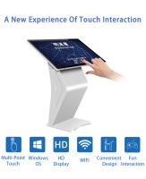 China MJK 32 Inch Size FHD LCD Interactive Touch Screen Floor Standing Digital Kiosk Signage for Subway Retail Store Advertising for sale