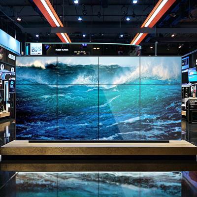 China 49-Inch 3x4 Indoor LCD Video Wall Advertising Player 0.88MM Super Narrow Bezel for Airport Shopping Malls Retail Stores Subways for sale