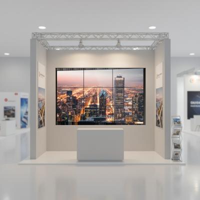 China Narrow Bezel Indoor Commercial Advertising Vertical Video Wall Splicing Large Seamless HD LCD Digital Board Education Airport for sale