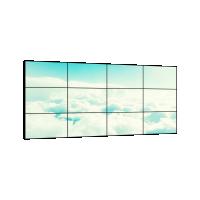 China Ultra Slim 4K Customizable Size LCD Advertising Screen Splicing Panel Indoor Video Wall Animation Graphics for Subway Airport for sale