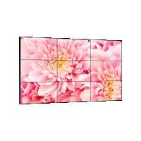 China Ultra Slim 4K Customizable Size LCD Advertising Screen Splicing Panel Indoor Video Wall Animation Graphics for Subway Airport for sale