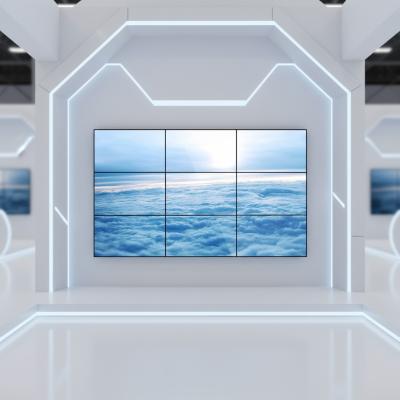 China 55 Inch MJK CCTV TV Wall Panel System 3.5mm Splicing Screens Narrow Bezel LCD Video Wall Digital Signage and Displays for sale