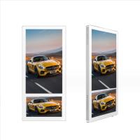 China Dual Screen Digital Advertising Screens 18.5 Inch Wall Mounted Android WiFi for Elevator Self-Service Business Retail Store for sale