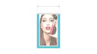 China 49 Inch Ultra-Thin Double-Sided Transparent Digital Signage Poster Animation for Elevator Subway Shopping Malls Retail Stores for sale