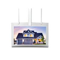 China 43 55 Inch Double Sided Hanging Digital Signage Ultra Thin Retail Store Window Advertising Display Ceiling Mount Monitor for sale