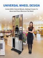 China P2.5 Indoor HD Advertising LED Display WIFI 4G Floor Standing Poster for Elevator Wayfinding Medical Treatment Entertainment for sale