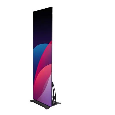 China Factory Direct Foldable P1.25 P1.5 P1.8 P2.5 Indoor HD GOB Process LED Poster Display Screen Digital Poster for sale