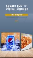 China 1:1 Aspect Ratio Square LCD Display Smart Digital Art Frame Android WiFi Wall Mounted Advertising Screen Kiosk OEM for sale