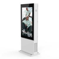 China Floor Stand Outdoor Digital Signage Waterproof Advertising Player Sunlight Readable Kiosk for sale