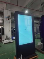 China Floor Stand Outdoor Digital Signage Waterproof Advertising Player Sunlight Readable Kiosk for sale