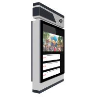 China Weatherproof Outdoor Digital Poster Display LCD Electronic Advertising Kiosk for Bus Stop Station Totem Elevator Education for sale