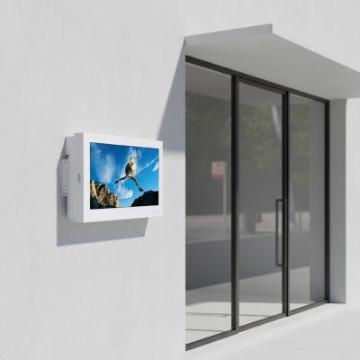 China MJK Commercial 32 Inch Full Color High Brightness Digital Poster Waterproof IP65 Outdoor LCD Wall Mount Screen Display for for sale