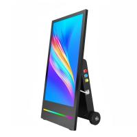 China MJK 32 Inch Portable LCD Outdoor Digital Display 1800nits Brightness with Battery High Brightness for sale