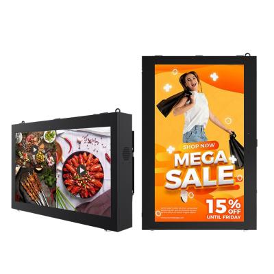 China MJK 43 Inch Wall Mount Indoor/Outdoor LCD Digital Poster Touch Screen Animation OEM Customizable Elevator Advertising Display for sale