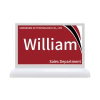 China MJK 7.5 Inch Smart Wireless E-Ink Double Sided Table Card Nameplate for Conference Meetings Service Equipment for sale