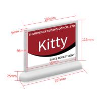 China MJK 7.5 Inch Smart Wireless E-Ink Double Sided Table Card Nameplate for Conference Meetings Service Equipment for sale