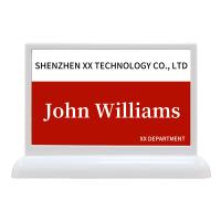 China MJK 7.5 Inch Smart Wireless E-Ink Double Sided Table Card Nameplate for Conference Meetings Service Equipment for sale