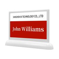 China MJK 7.5 Inch Smart Wireless E-Ink Double Sided Table Card Nameplate for Conference Meetings Service Equipment for sale