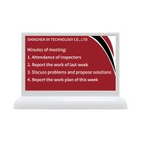 China MJK 7.5 Inch Smart Wireless E-Ink Double Sided Table Card Nameplate for Conference Meetings Service Equipment for sale