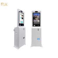 China MJK 27 Inch Touch Screen 1920x1080 Resolution Self Service Payment Kiosk Cash Deposit Machine Currency Exchange Pay Bank SDK for sale