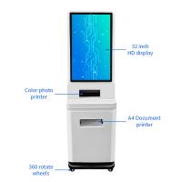 China Customized Campus Community A4 Self-service Printing Terminal Kiosk Windows 10 for Certificate Photo Report Printing for sale