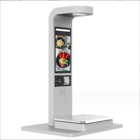China Customized Metal Self-Service Check Kiosk 10 Point Capacitive Touch Screen 8MP Surveillance Camera 32/64GB Storage SDK Dish for sale