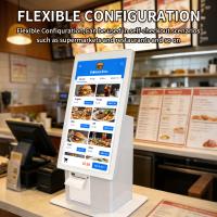 China Automated Payment Machine 21.5 Inch Self Checkout Kiosk 1920x1080 Resolution 32GB Storage for Retail Store POS Payment Terminal for sale