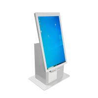 China MJK Desktop 21.5 Inch All-in-One Self Service Payment Kiosk Barcode Reader Facial Recognition SDK for Restaurant Hotel Checkout for sale