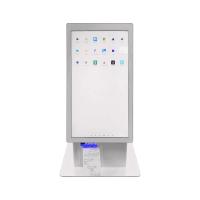 China MJK Desktop 21.5 Inch All-in-One Self Service Payment Kiosk Barcode Reader Facial Recognition SDK for Restaurant Hotel Checkout for sale