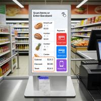 China Desktop Self Ordering Kiosk 21.5