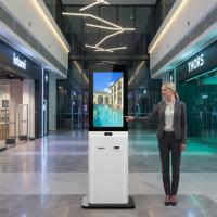 China 32 Inch Hotel Self Service Check in Kiosk with Room Card Dispenser Passport Scanner Touch Screen Check-Out Terminal OEM for sale
