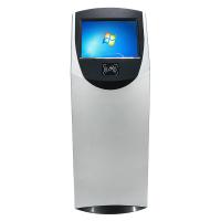China 19/21.5 Inch Self-Service Queue Management Kiosk with Floor Standing LCD Display and Printer for Restaurants and Banks for sale