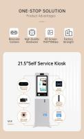 China 21.5 27 32 Inch Self Service Touch Screen Kiosk Hotel Wall Mount Order Booking Payment Card Dispenser Card Reader SDK for sale