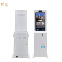 China 21.5 27 32 Inch Self Service Touch Screen Kiosk Hotel Wall Mount Order Booking Payment Card Dispenser Card Reader SDK for sale