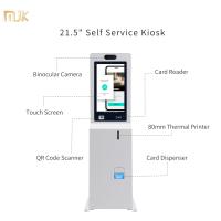 China 21.5 27 32 Inch Self Service Touch Screen Kiosk Hotel Wall Mount Order Booking Payment Card Dispenser Card Reader SDK for sale