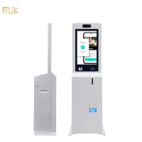 China 21.5 27 32 Inch Self Service Touch Screen Kiosk Hotel Wall Mount Order Booking Payment Card Dispenser Card Reader SDK for sale