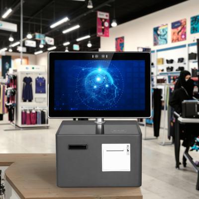 China Smart Self-Service Check-In Kiosk for Desktop Use for Hospital Hotel Airport Visitor Management-with Optional Barcode Reader for sale