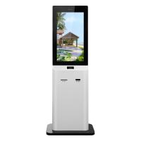 China 32-Inch Self-Service Hotel Check-in Kiosk with RFID Card Dispenser & Acceptor Featuring Camera and Printer-Payment Kiosks for sale